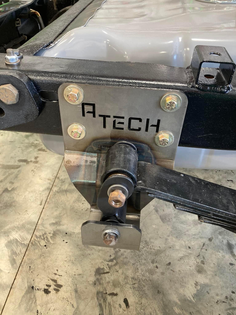 73-87 K30 REAR LEAF SPRING HANGER SET - REAR - SHACKLE HANGER ...