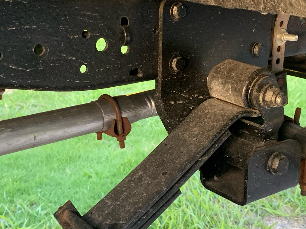 73-87 K30 REAR LEAF SPRING HANGER SET - REAR - SHACKLE HANGER ...